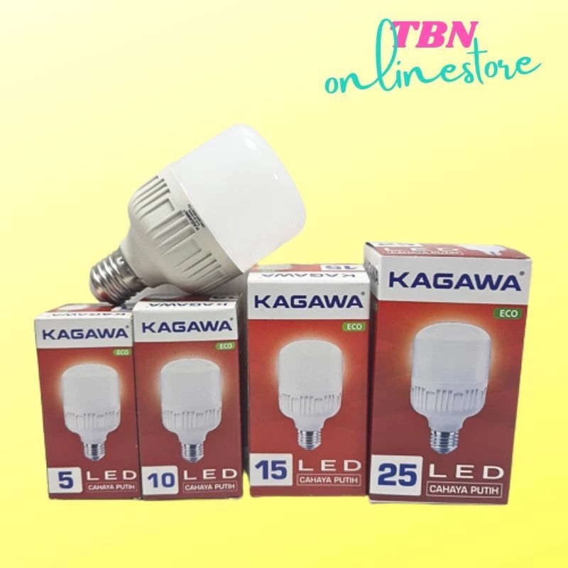 Jual Lampu Bohlam Led Kapsul Capsule Tabung Murah Hemat KAGAWA 5W 10W 15W 25W Watt | Shopee ...