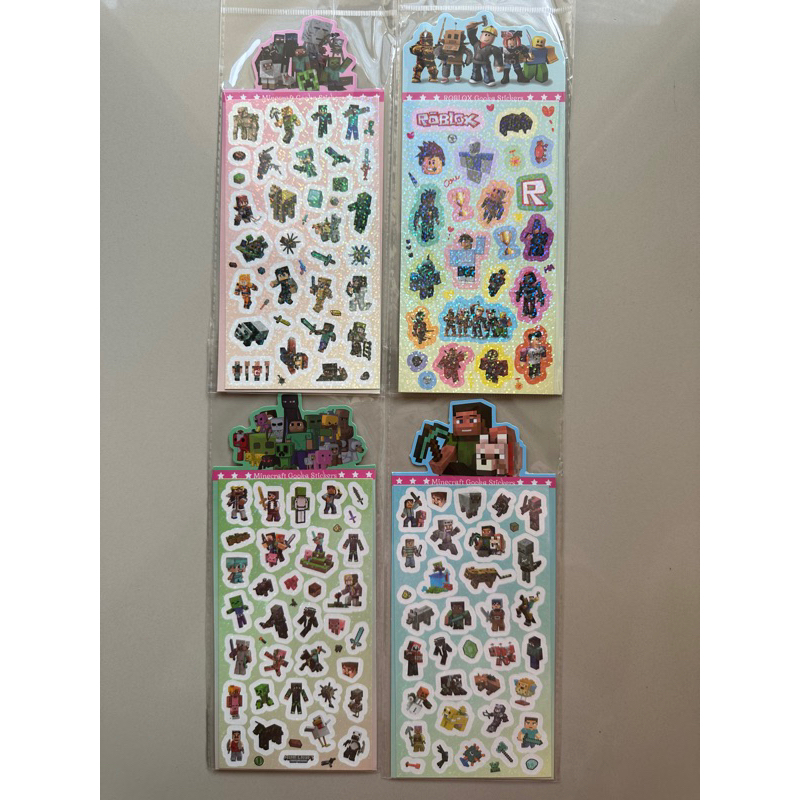 Jual sticker hologram roblox minecraft | Shopee Indonesia