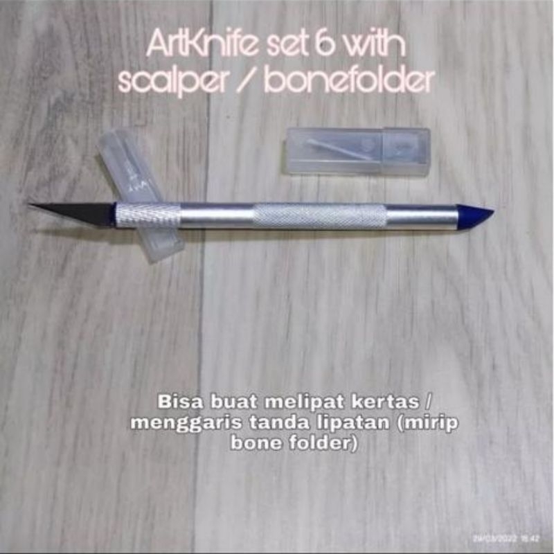 Jual Pen Cutter + 5 refill pisau ukir seni tanah liat buah kertas kayu ...