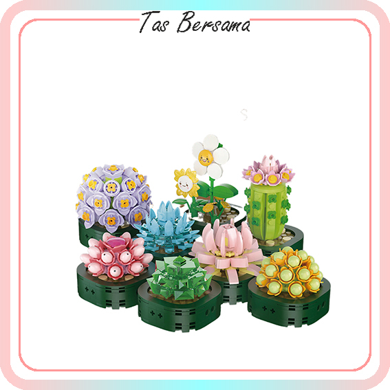 Jual Nano Blocks Succulents / Nano Blocks Model Tanaman Sukulen ...