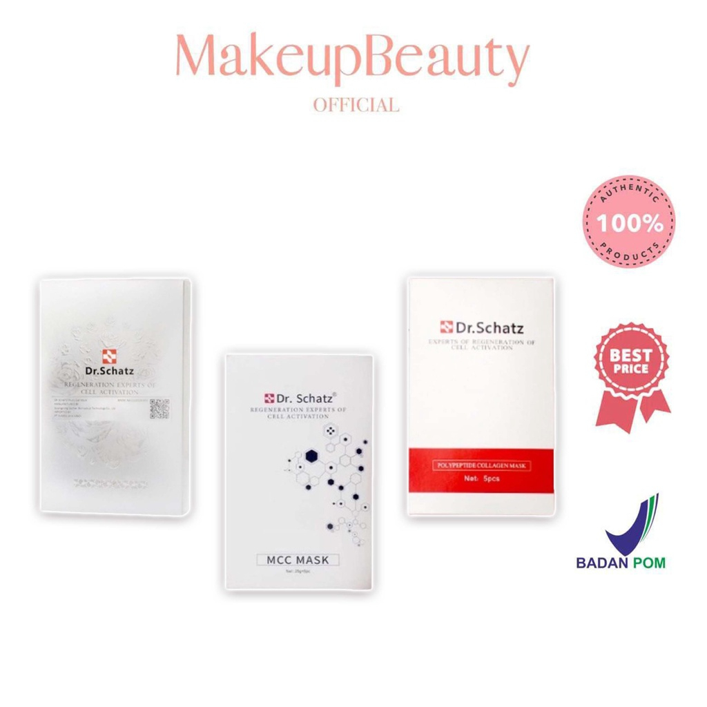 Jual DR SCHATZ MCC Mask | Polypeptide Collagen Mask | Stem Cell Mask Box | Shopee Indonesia