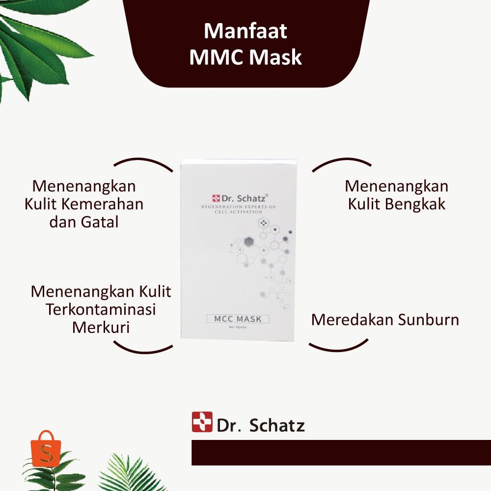 Jual DR SCHATZ MCC Mask | Polypeptide Collagen Mask | Stem Cell Mask Box | Shopee Indonesia