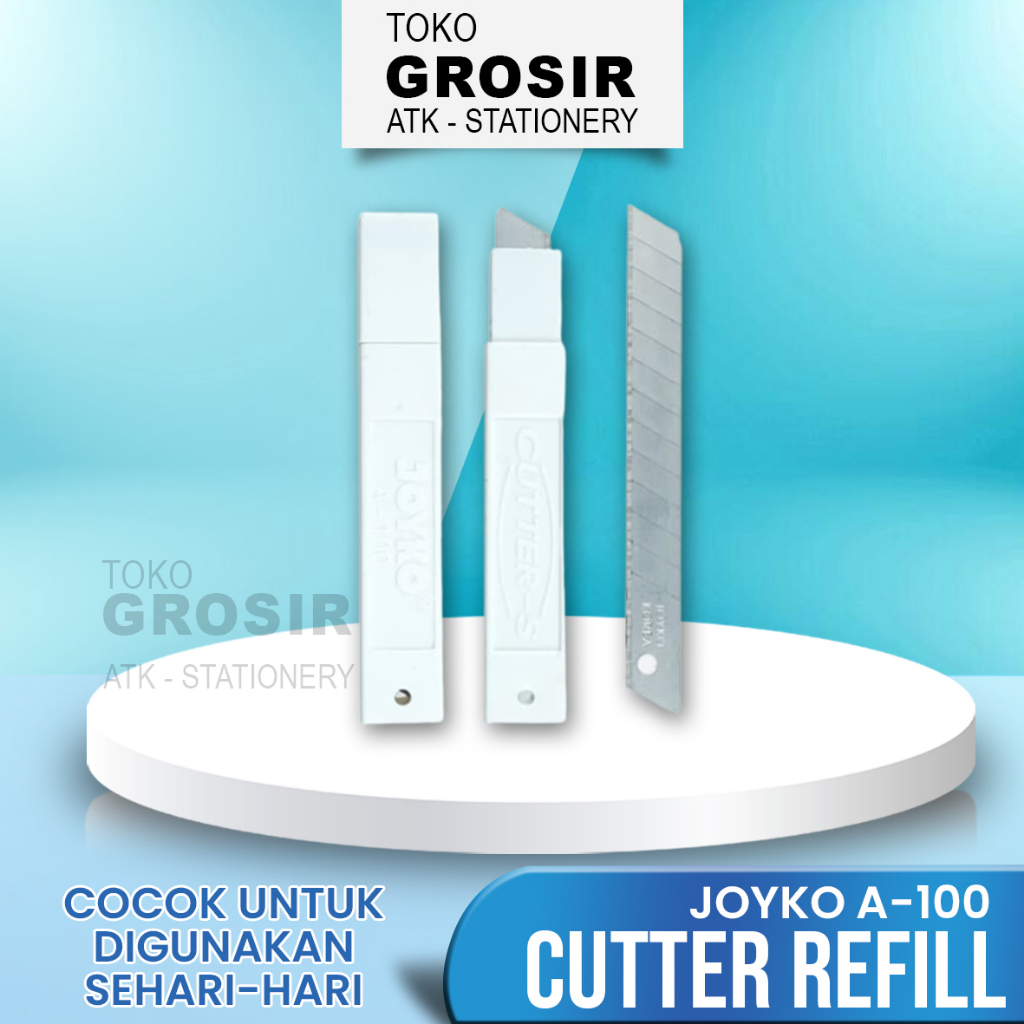 Jual ISI CUTTER / REFILL CUTTER BLADE JOYKO A-100 | Shopee Indonesia