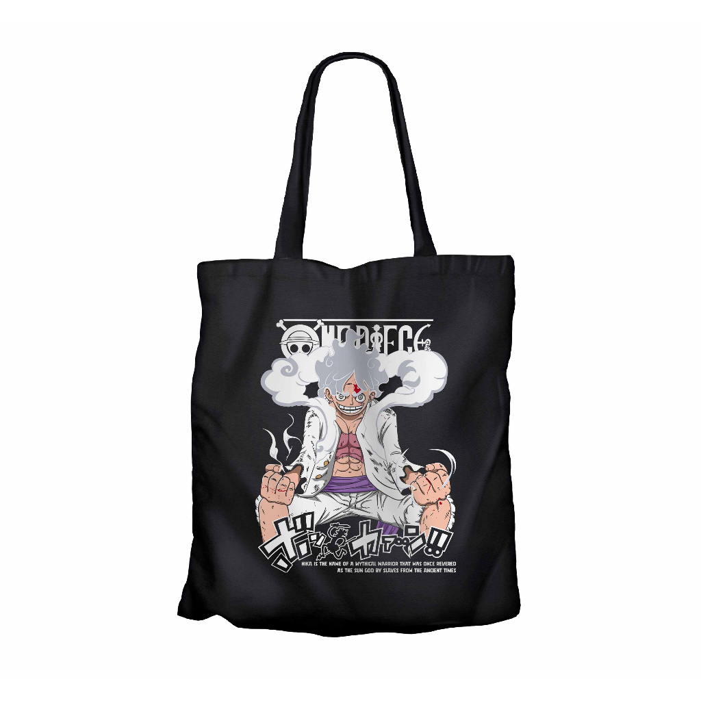Jual Tote bag infinite anime GEAR 5 NIKA LUFFY - ONE PIECE material ...
