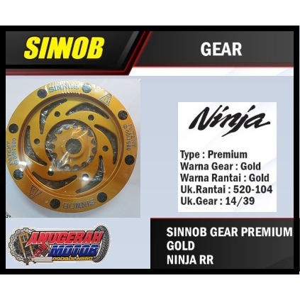 Jual Gir Gear Set Dan Rantai Sinnob Motor Colour Chain Kawasaki Ninja ...