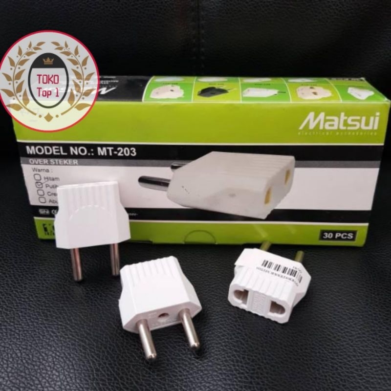 Jual Over Steker colokan Bulat ke Gepeng / over steker japan / over ...