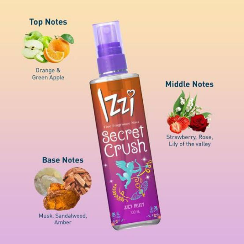 Jual Izzi Fine Fragrance Mist 100 ML - Secret Crush | Shopee Indonesia
