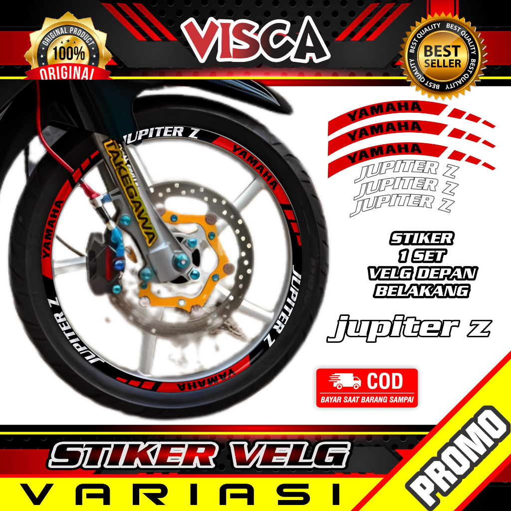 Jual Stiker Velg List Velg Motor Stiker Velg Sticker Velg Jupiter z ...