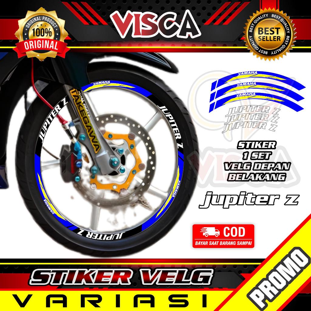 Jual Stiker Velg List Velg Motor Stiker Velg Sticker Velg Jupiter Z 01 ...