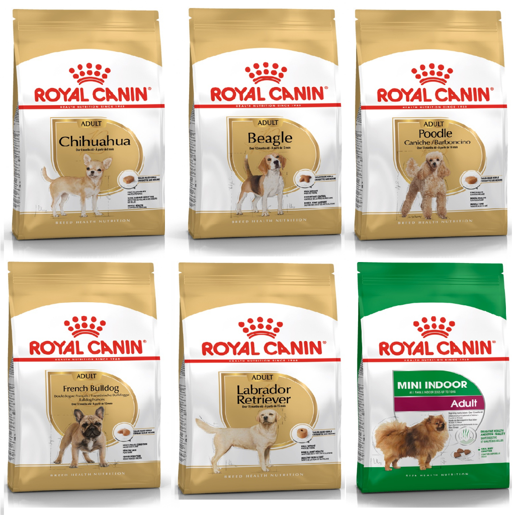 Jual ROYAL CANIN DOG PUPPY / ADULT 3KG FRESH PACK ALL VARIAN DRY FOOD ...