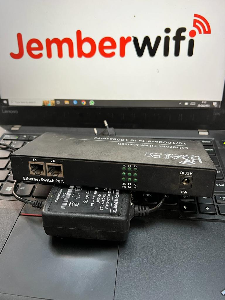 Jual Media Converter 6 Port FO 2 Port LAN Ethernet Fiber Switch (BEKAS ...