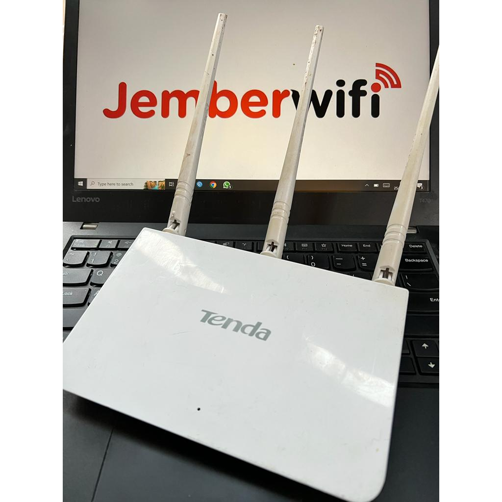 Jual Tenda F3 Wireless Router 3 Antenna 300 Mbps (Second) | Shopee ...