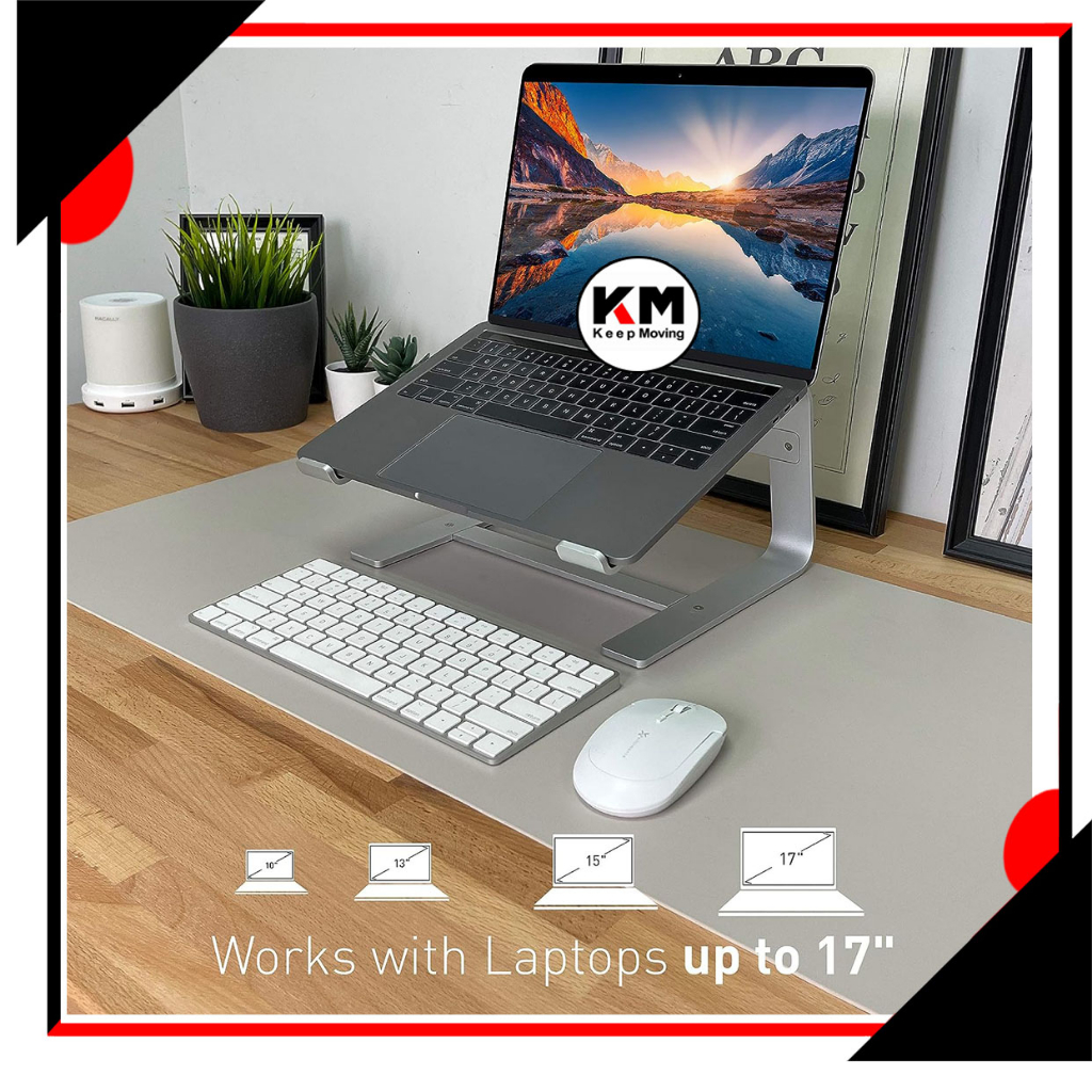Jual KM Laptop Stand Aluminium T15 Holder Portable Dudukan Tablet ...