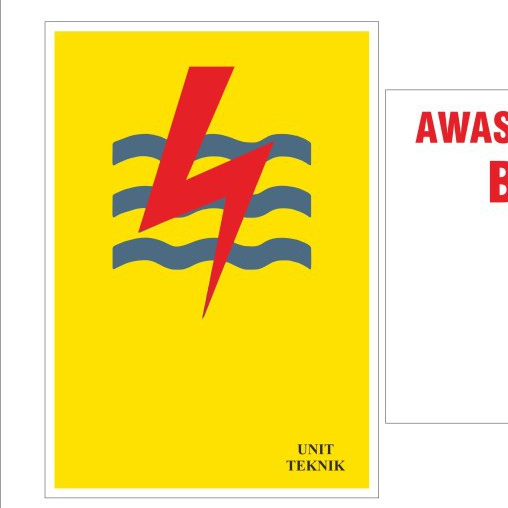 Jual STIKER PLN UNIT TEKNIK ( DIJUAL SATUAN ) | Shopee Indonesia