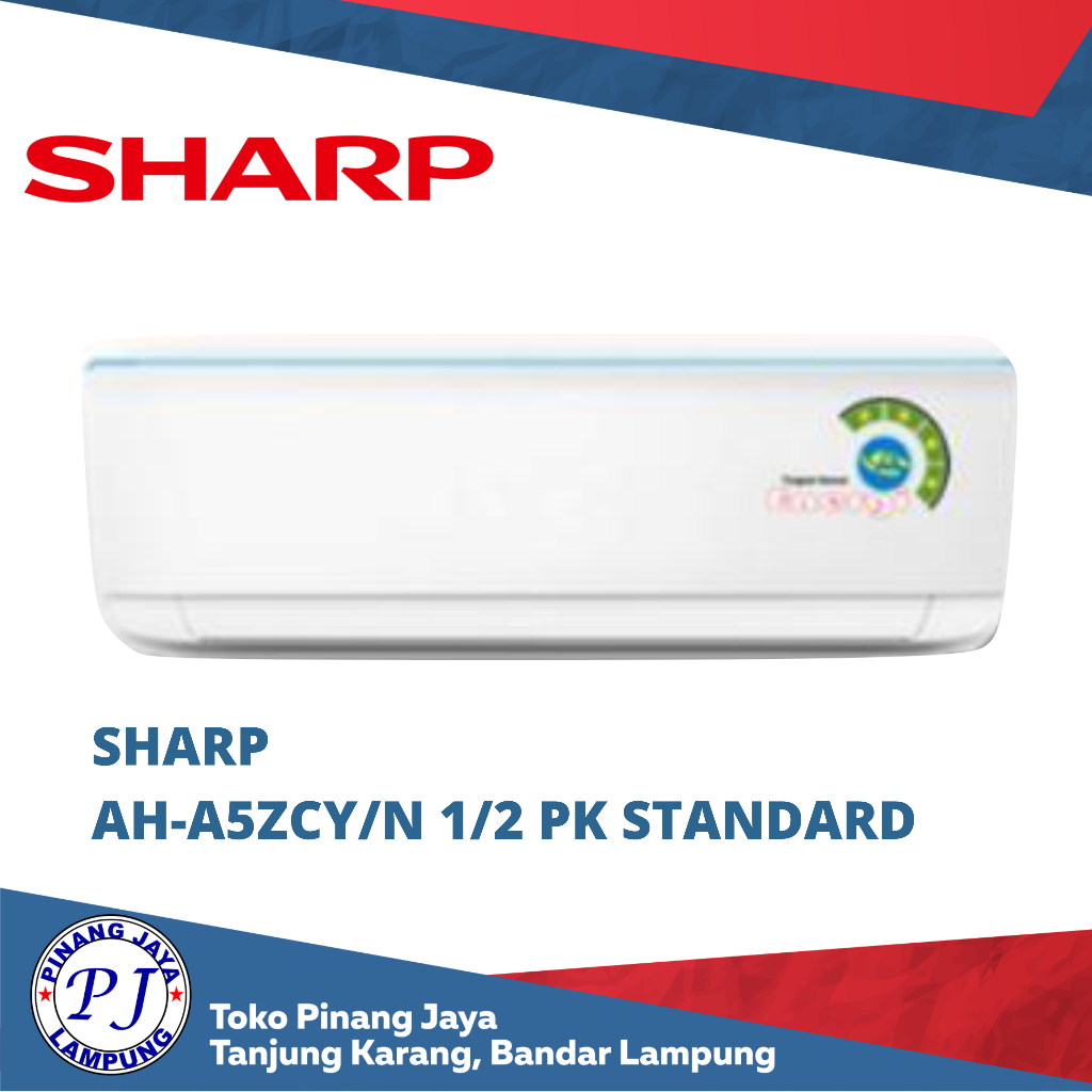 Jual AC SHARP 1/2 PK AH-A5ZCY/N LOW WATT- GARANSI RESMI FREE VACUUM | Shopee Indonesia