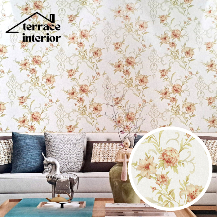 Jual Wallpaper Motif Bunga 3 Executive Collection – 10m x 53cm | Shopee ...