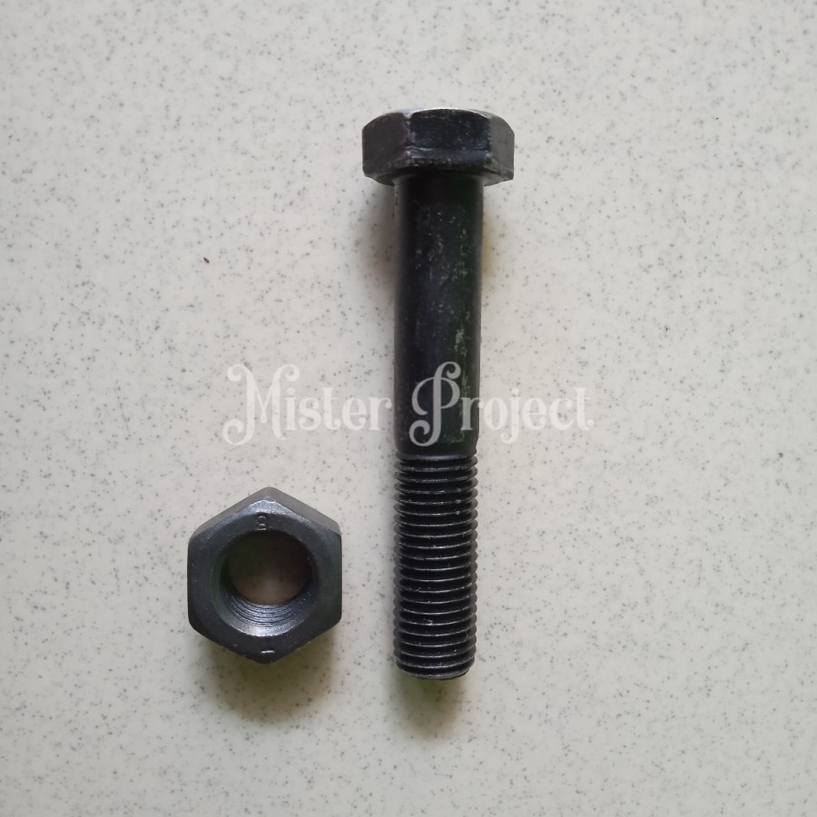 Jual Baut Baja M16 x 90mm + Mur 24mm | Shopee Indonesia