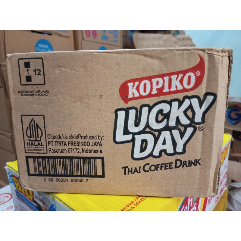Jual Kopiko Lucky Day 180ml 1 dus isi 12 botol / Thai coffee drink ...