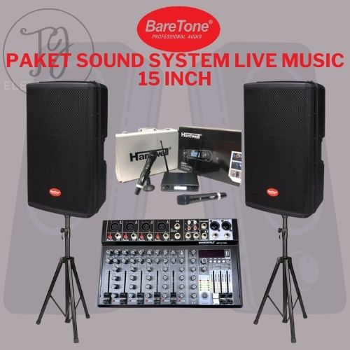 Jual Paket Sound System Live Music Baretone MAX15RC 15 inch Original ...