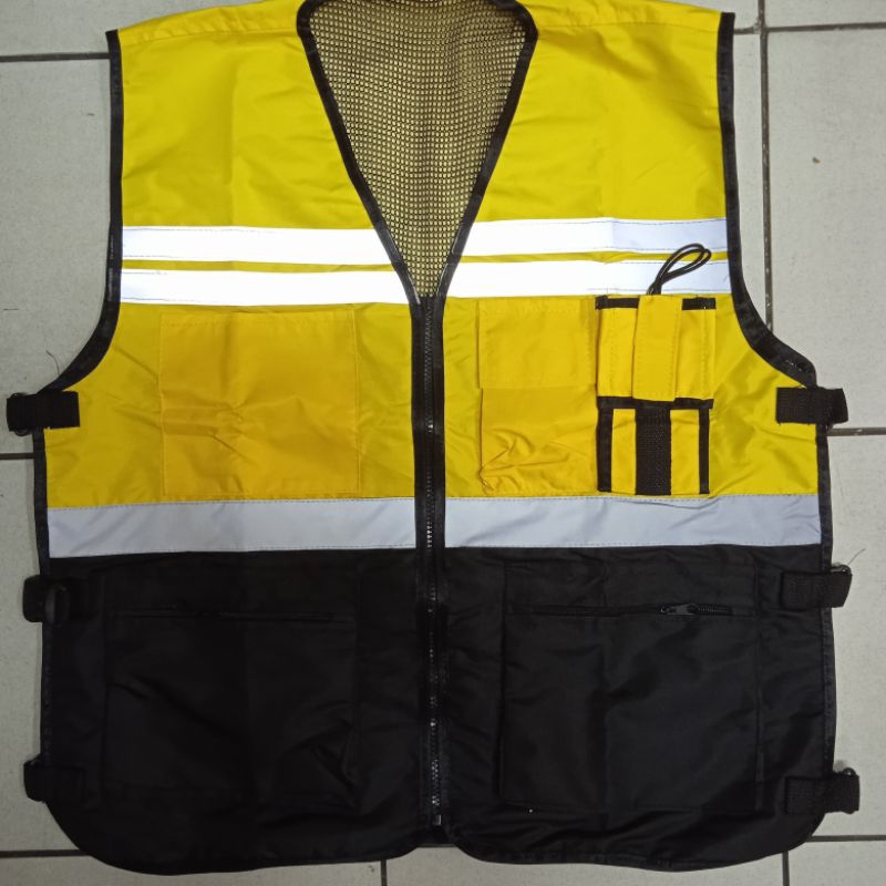 Jual Rompi Taslan Kombinasi Kuning/Rompi Proyek Kombinasi Kuning/Rompi ...