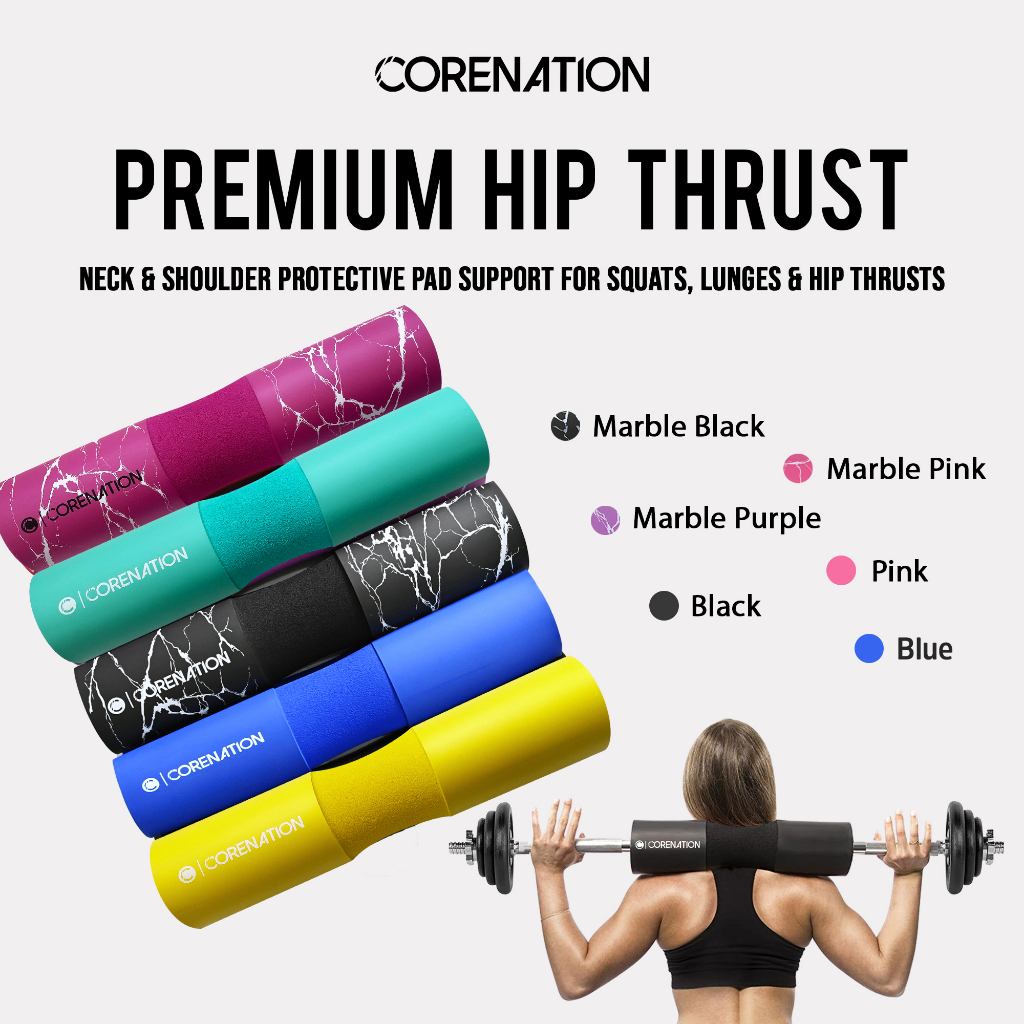 Jual CoreNation Active Hip Thrust Pad | Hip Thrust Foam | Barbell Pad ...
