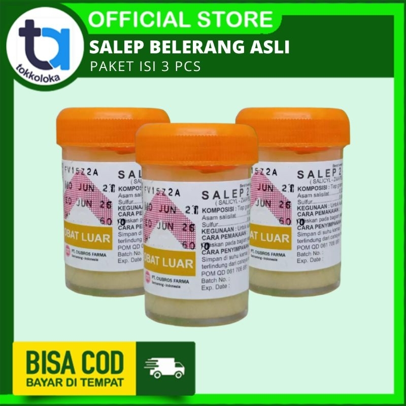 Jual 3 Pcs Salep Belerang Zwafel Sulfur Asli Obat Gatal Penyakit Kulit ...