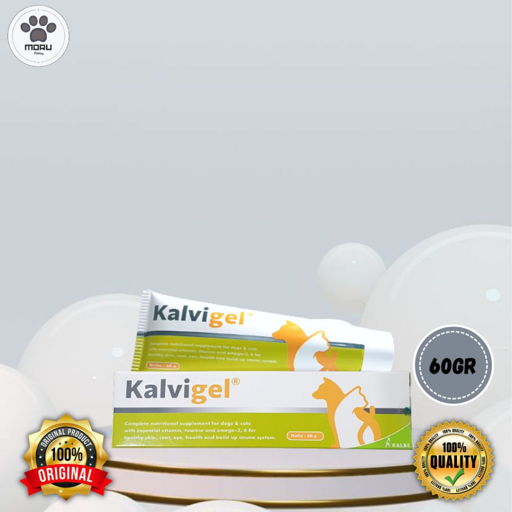 Jual Kalvigel 60gr Dog & Cat Supplement Vitamin Gel Anjing Kucing ...
