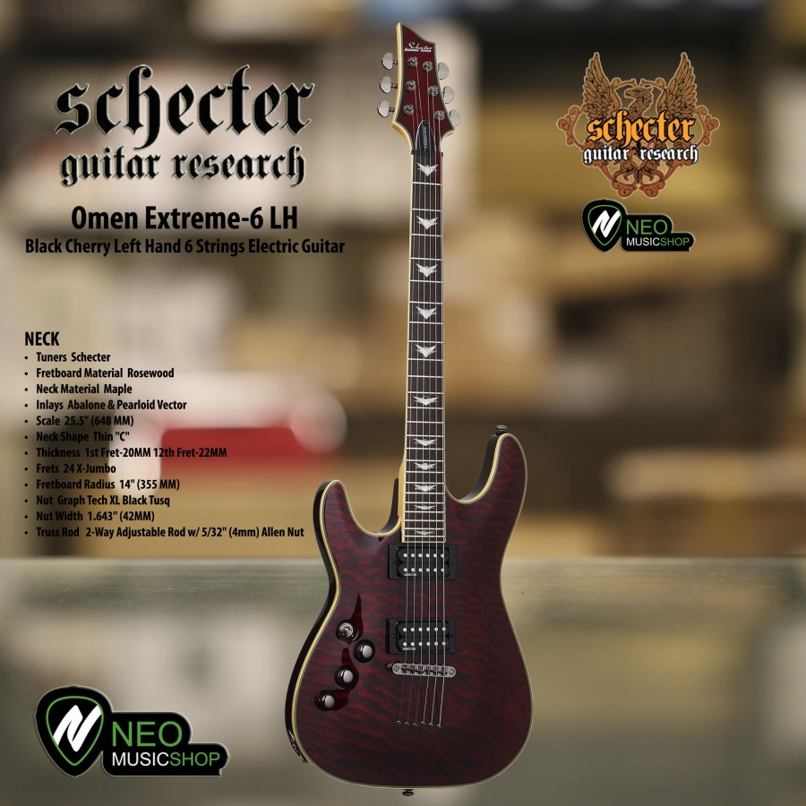 Jual Schecter Omen Extreme 6 LH BCH Left Hand 6 Strings Electric Guitar ...