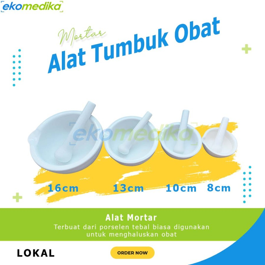 Jual MORTAR 8 cm 10 cm 13 cm PENUMBUK OBAT . MORTIR ALU . TEMPAT ...