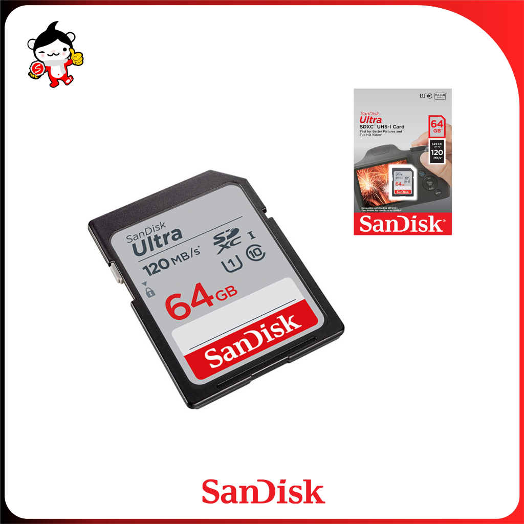 Jual SD Card Sandisk Class 10 32Gb 64Gb 128Gb | Shopee Indonesia