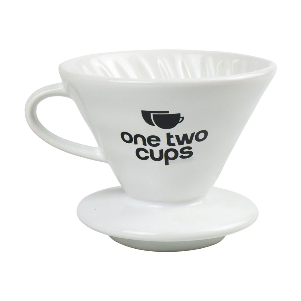 Jual One Two Cups Dripper Kopi V60 02 (1-4 cups) Bahan Keramik Warna ...