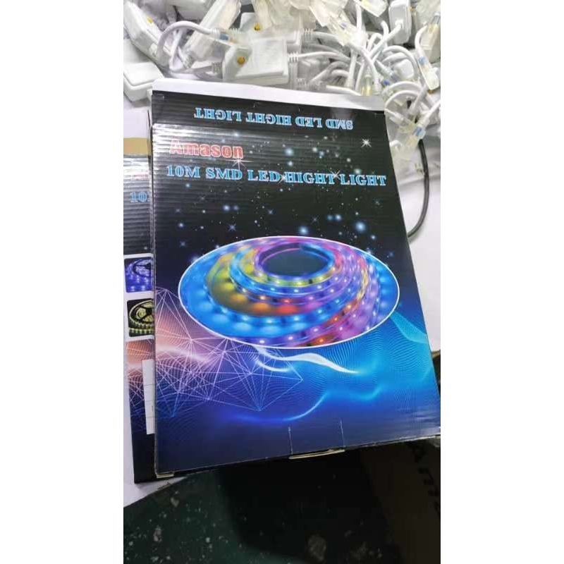 Jual Lampu LED strip RGB warna + MERAH PUTIH 7 meter full | Shopee ...