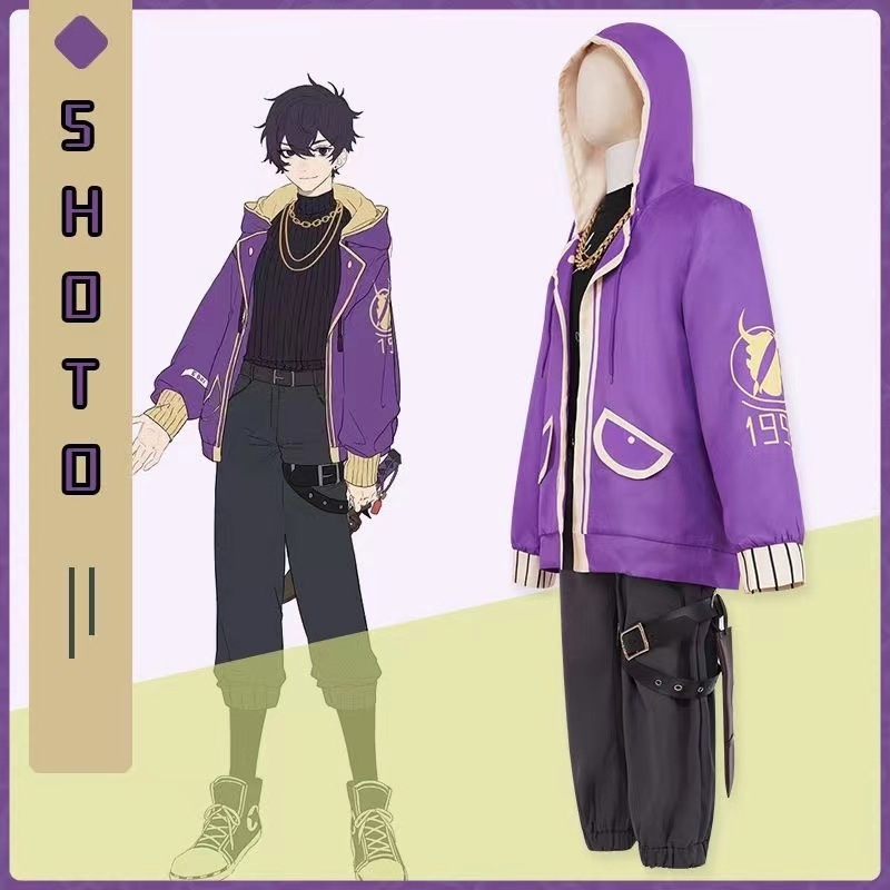 Jual NIJISANJI Vtuber Shoto Cosplay Jacket Shirt Pants Costume Set ...