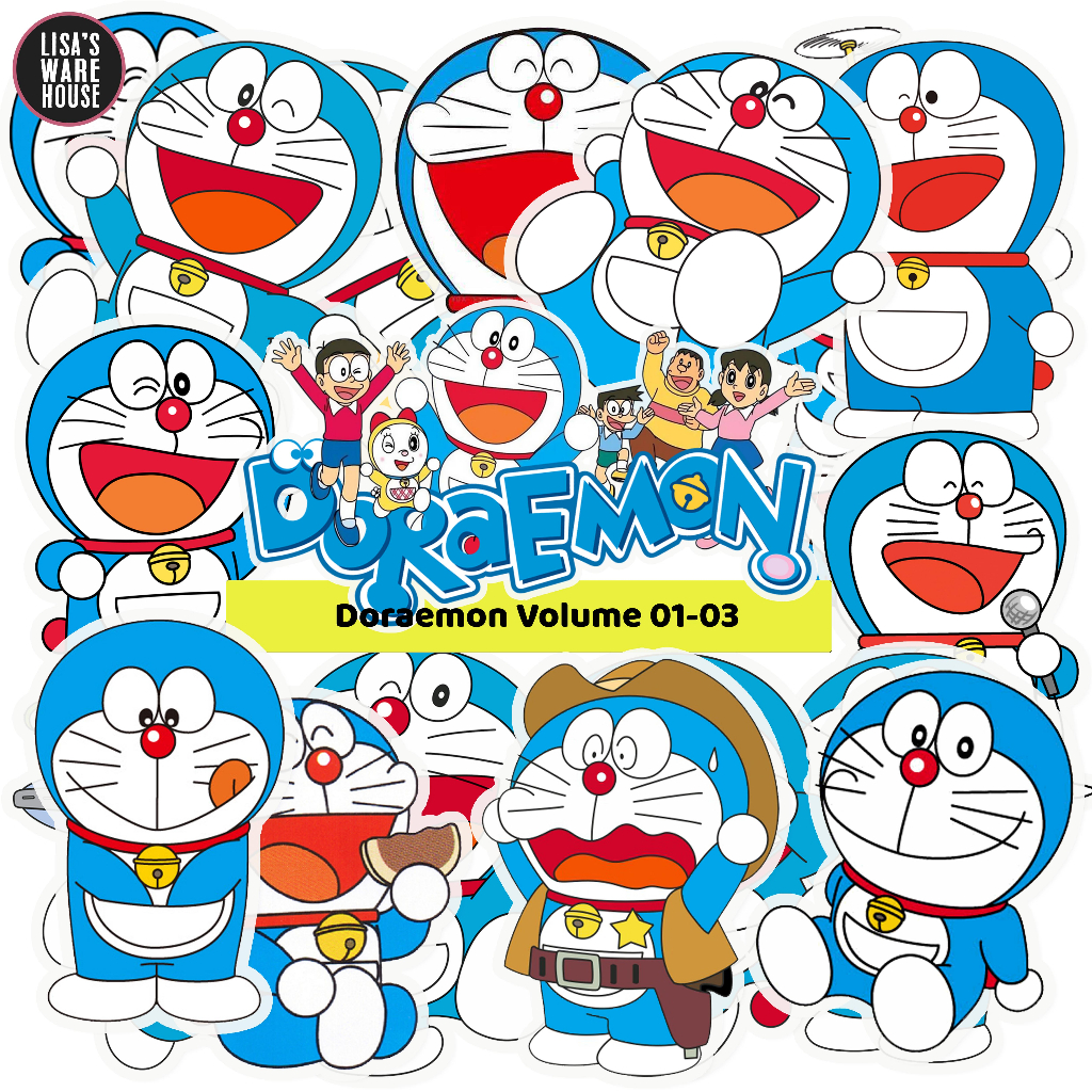 Jual Sticker Doraemon Volume 01-03 | Shopee Indonesia