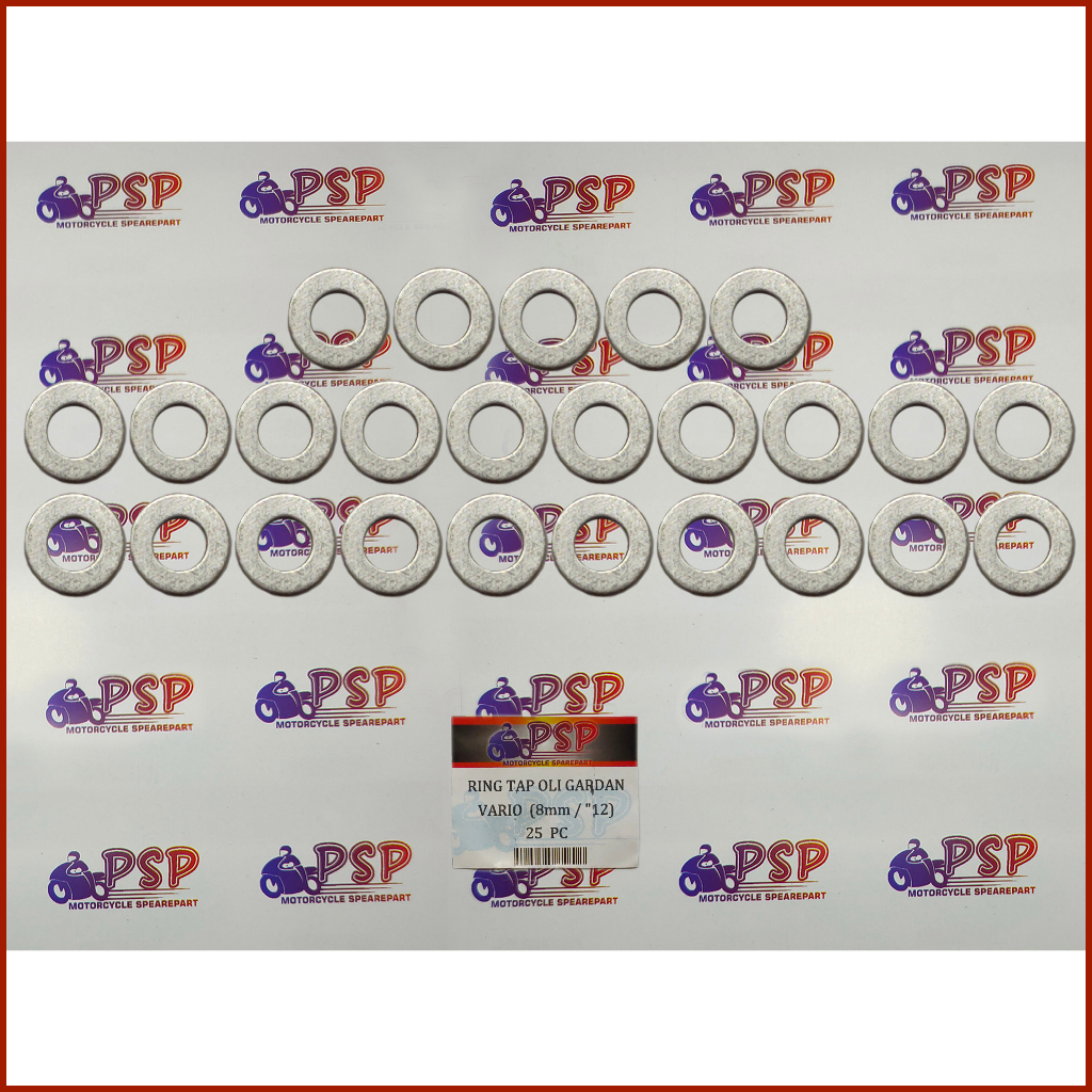 Jual RING TAP OLI GARDAN VARIO 8mm (Harga Per Pak isi 25) - Ring Almini ...