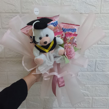 Jual Buket Snack Buket Boneka Buket Kecil Buket Makanan Bucket Snack ...