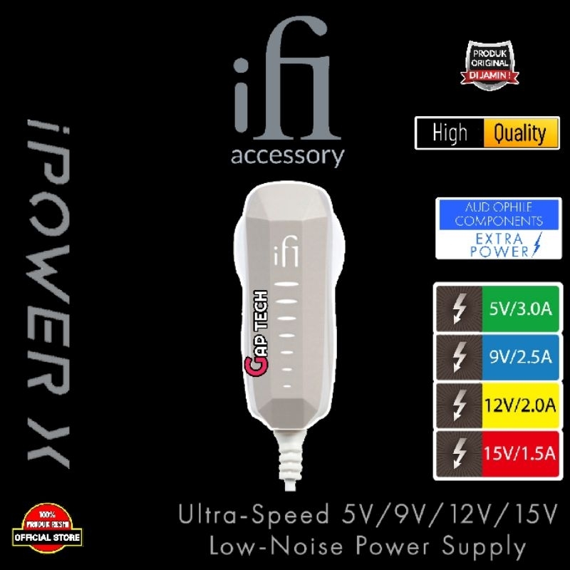 Jual iFi iPower X / iPowerX / i Power X Low Noise Power Supply DC Adapter Original | Shopee ...