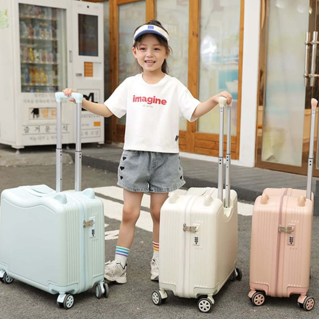 Jual Luxes Koper Anak Dorong Stroller Duduk Travelling Anak - Anak ...