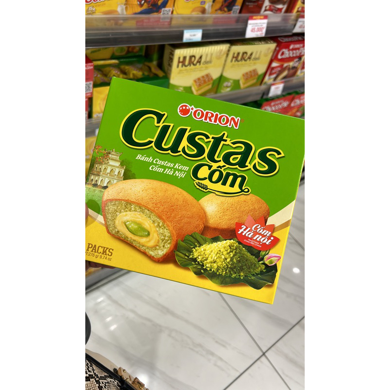 Jual Sponge cake ORION rasa beras hijau khas Vietnam | Shopee Indonesia