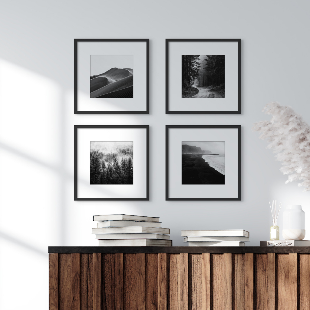 Jual Poster House gallery wall LANDSCAPE SERIES - frame plus poster 40x40cm & 50x50cm | Shopee ...