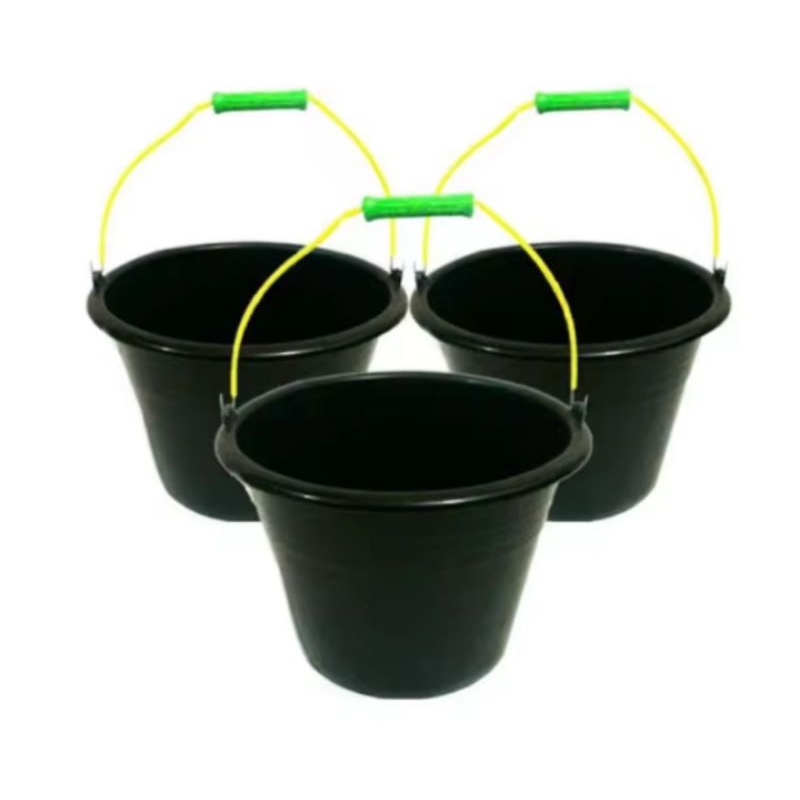Jual Ember cor 22/ember timba/bak plastik hitam anti pecah | Shopee ...