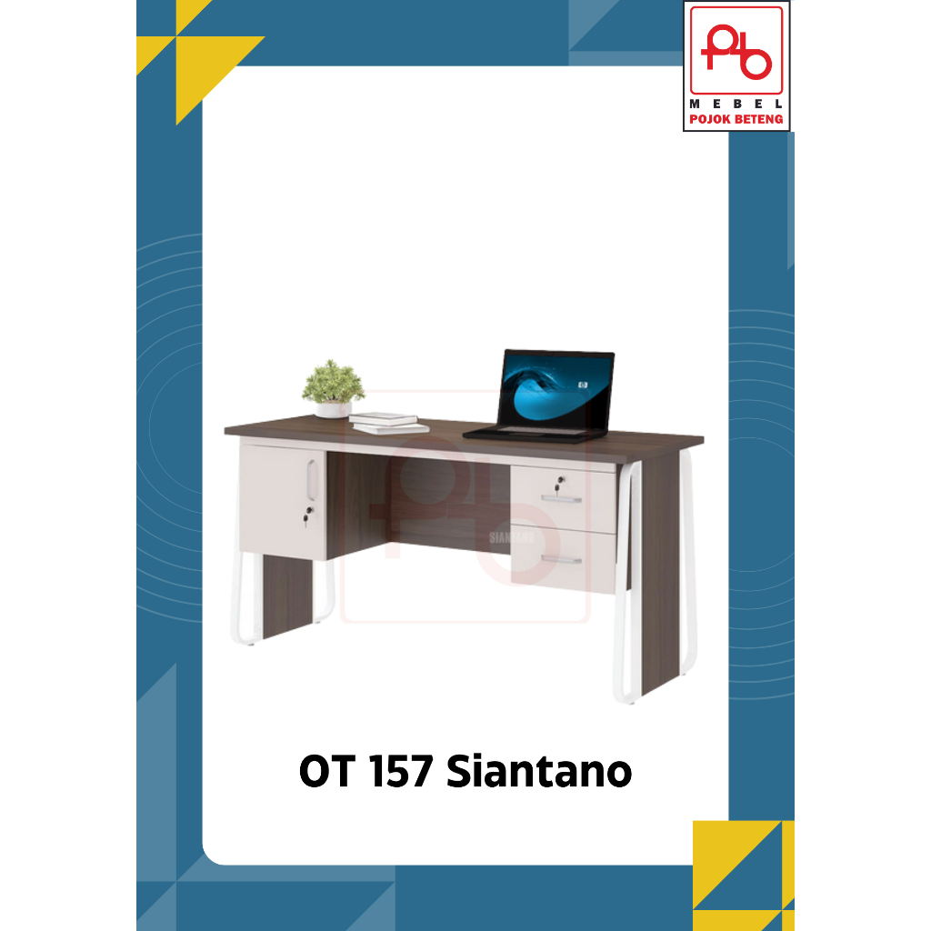 Jual Meja Kantor Siantano OT 157 Jogja | Shopee Indonesia