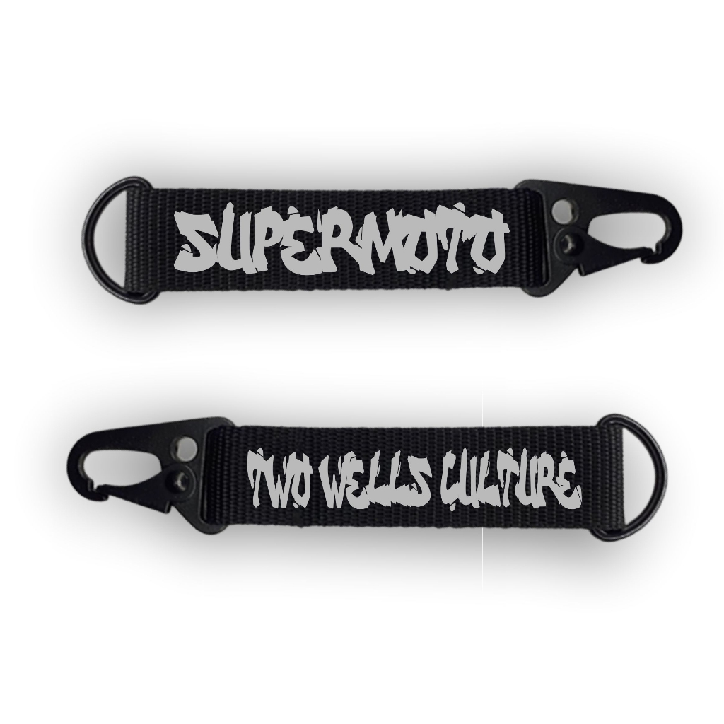 Jual Gantungan Kunci Motor Supermoto Snap Hook Keychain tali webbing ...