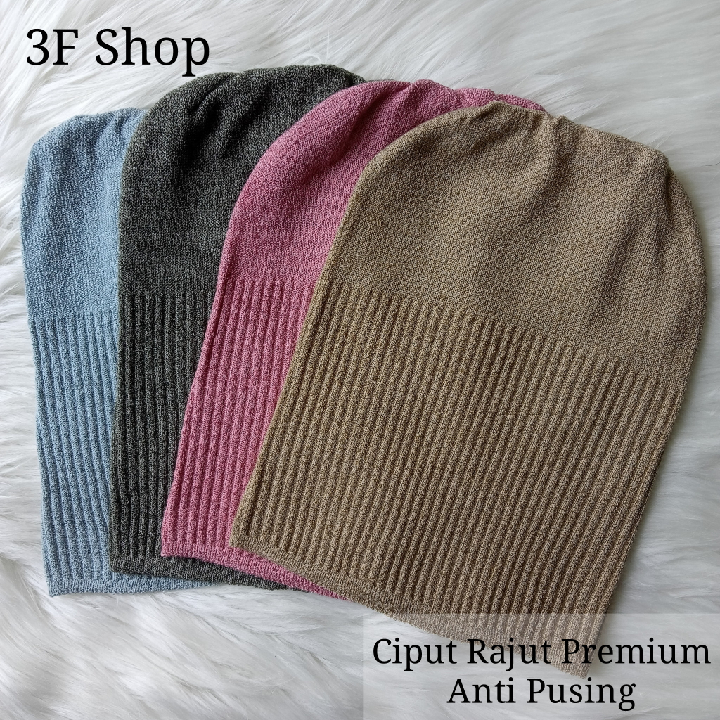 Jual [BELI 3 GRATIS 1]Ciput Rajut Premium Anti Pusing|Kupluk Rajut ...