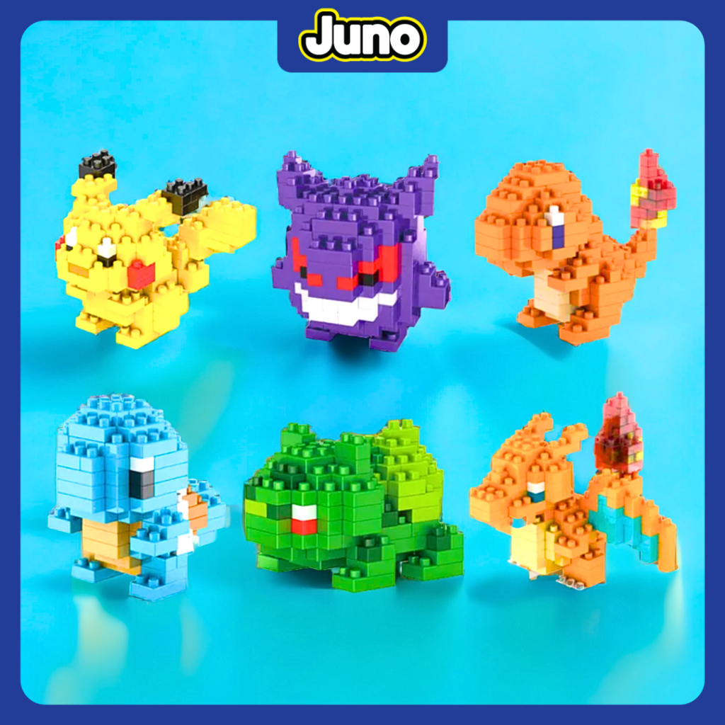 Jual Juno Mainan Balok Pokemon Nano Blocks Micro Blocks Miniatur ...