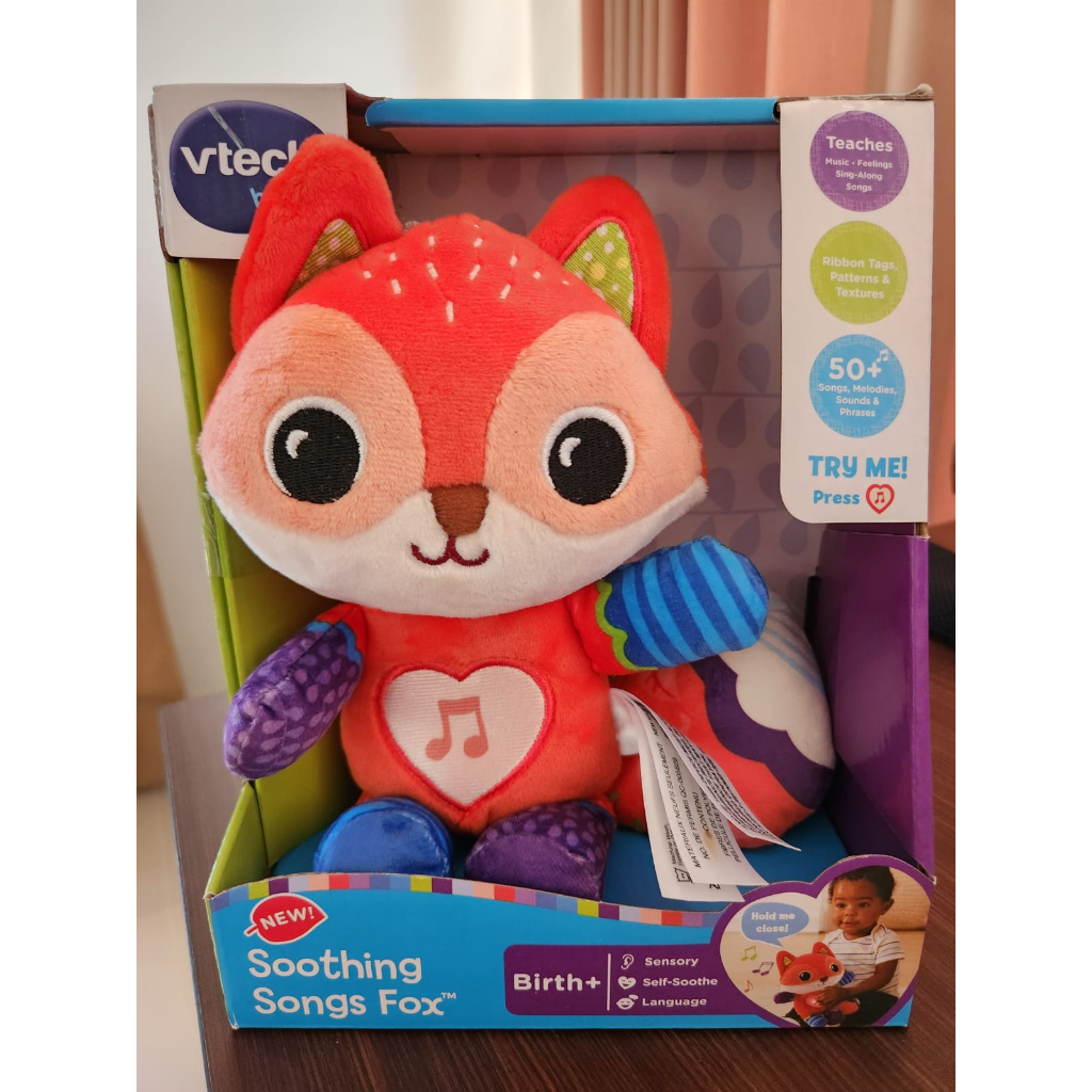 Jual VTECH SOOTHING SONGS FOX CUDDLY INTERACTIVE MUSICAL TOY MAIN MUSIK ...