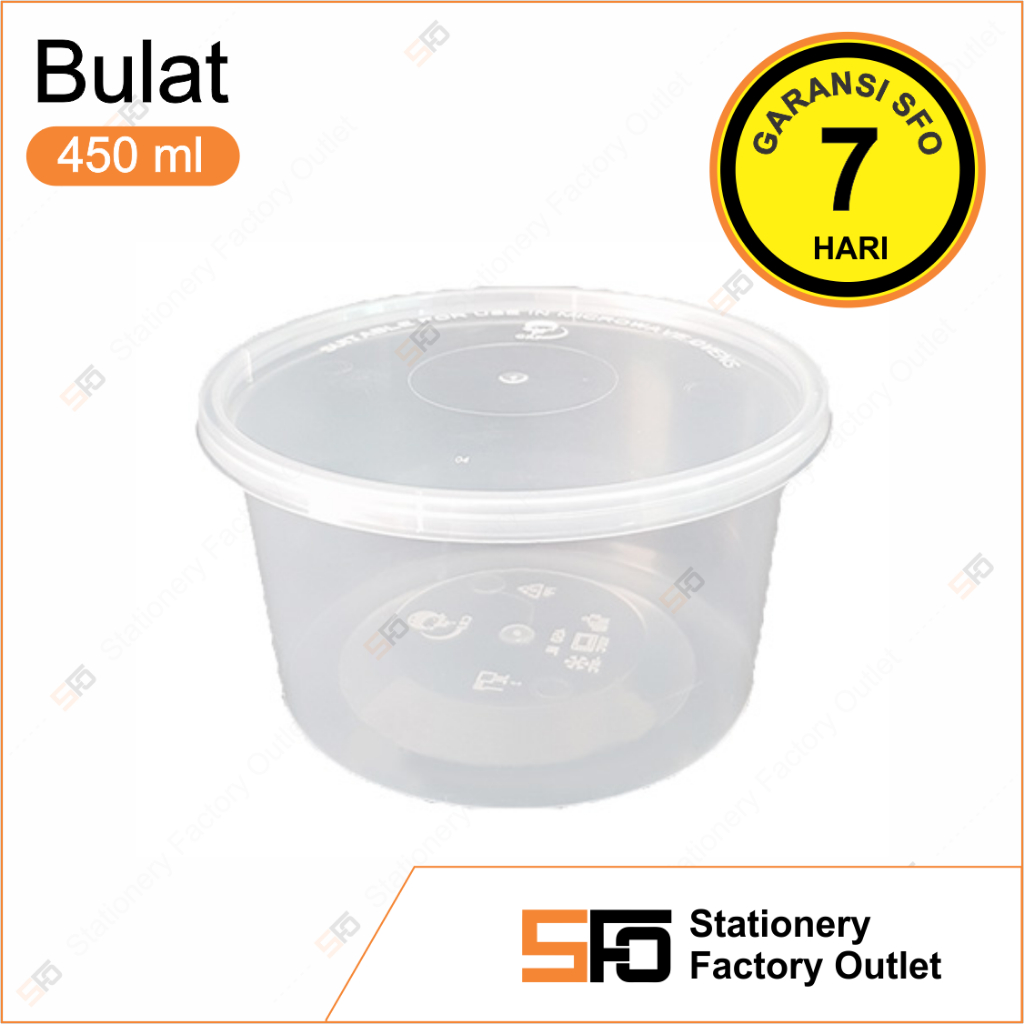 Jual Thinwall Food Container Bulat 450 ml isi 25 pcs | Shopee Indonesia