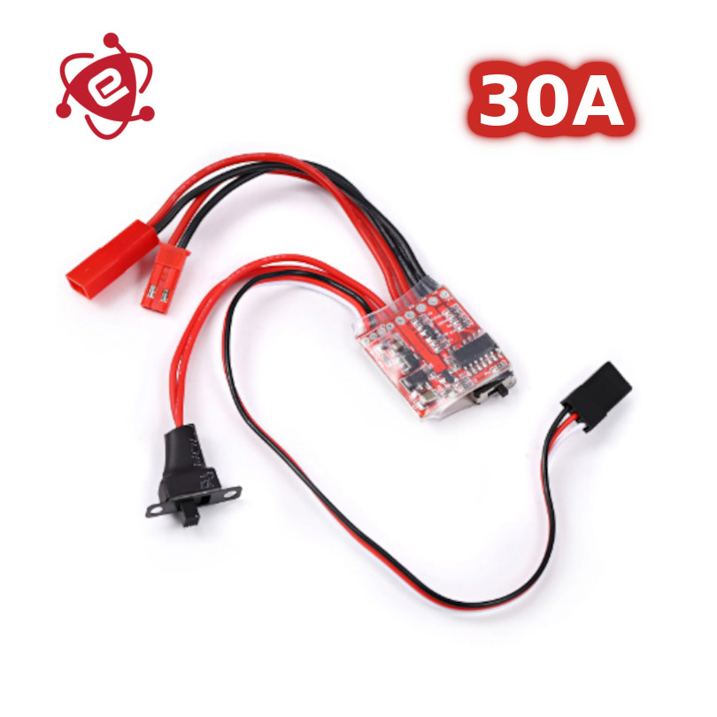 Jual Mini ESC Brushed 30A 20A 10A with Brake Car Boat Tank Train ...