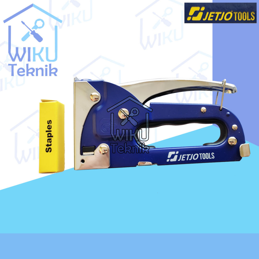 Jual JetJo Staples Stapler Gun Tembak 4-8 mm Hektar Paku Jok Motor ...