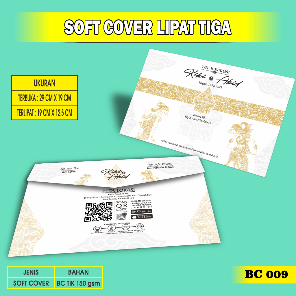 Jual Undangan Pernikahan Murah, Cantik, Elegan, Soft Cover Desain ...